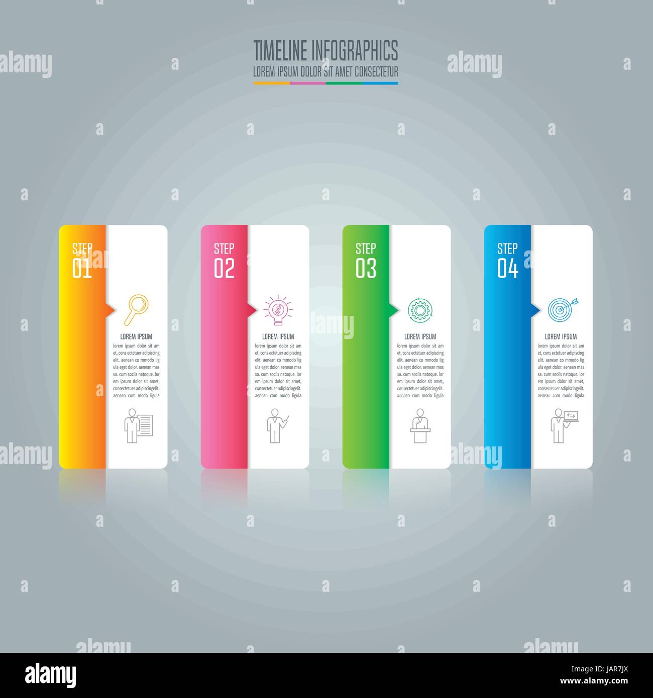 Creative concept for infographic. Timeline infographic design vector ...