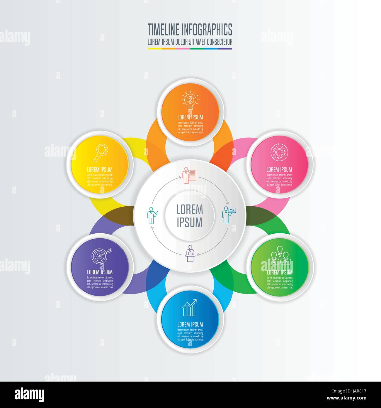Creative concept for infographic. Timeline infographic design vector ...