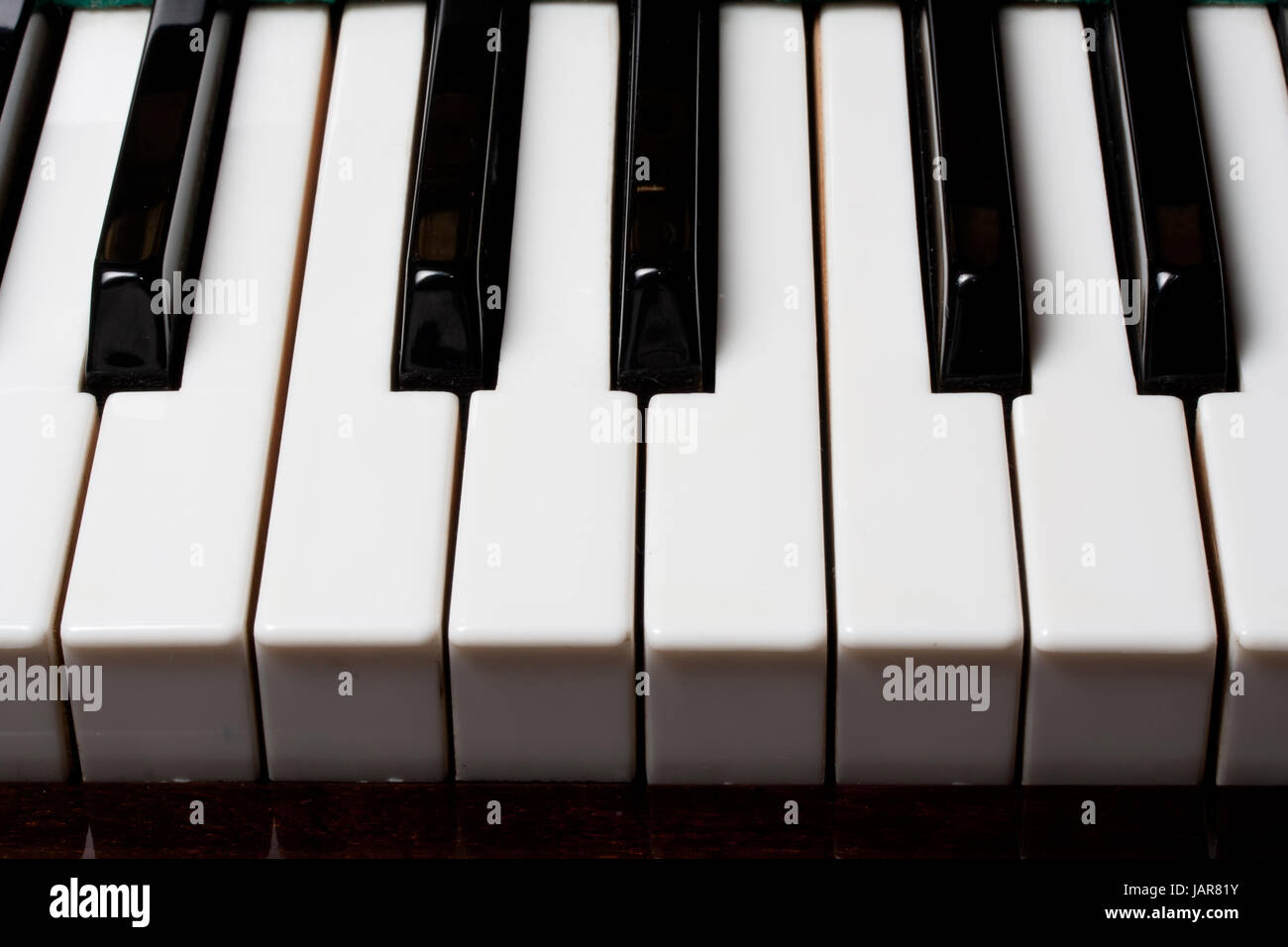 Beautiful close up photo of piano keys Stock Photo - Alamy