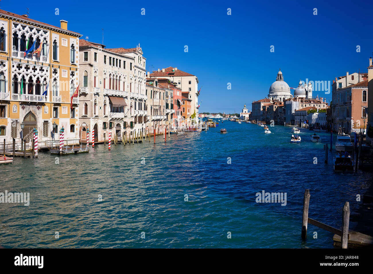 Beautiful view of famous Grand Canal in Venice, Italy Stock Photo - Alamy