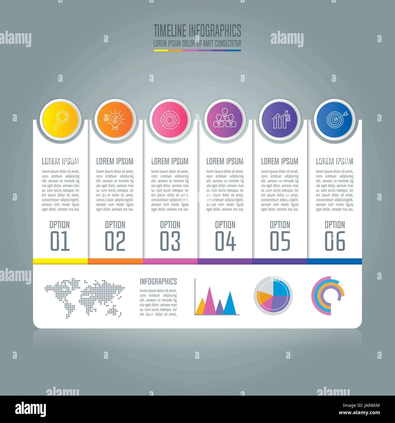 Creative concept for infographic. Timeline infographic design vector ...