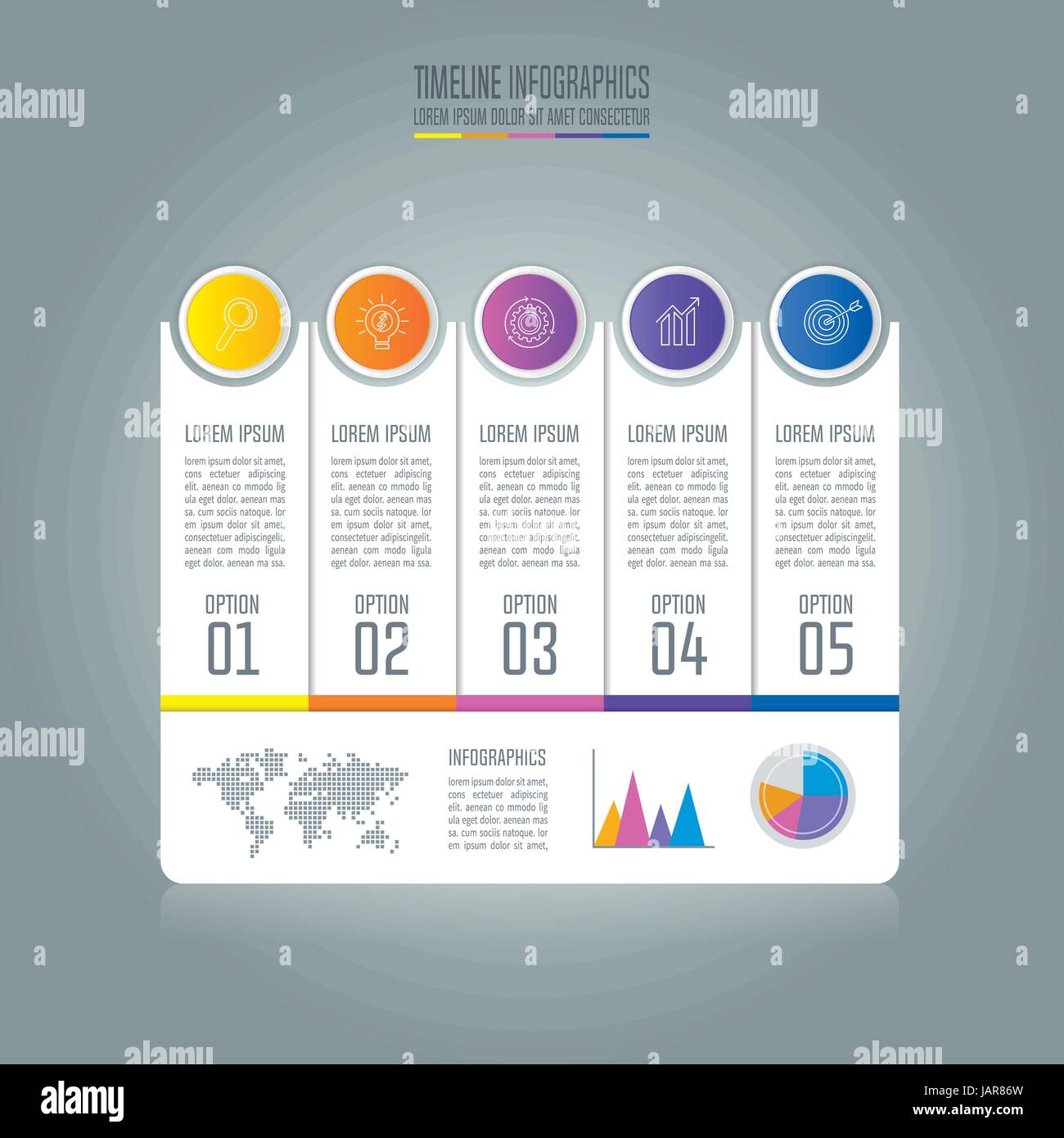 Creative concept for infographic. Timeline infographic design vector ...