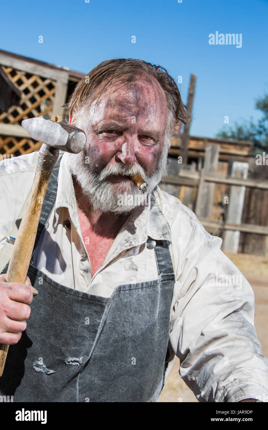 Blacksmith smoking cigar hi-res stock photography and images - Alamy