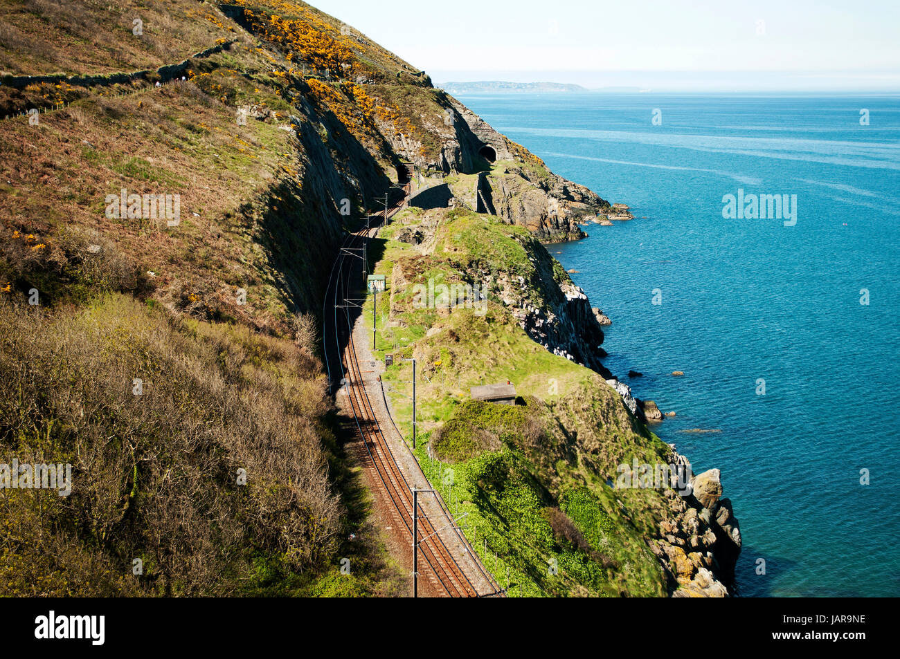 The Cliff Walk is a linear walk between Bray and Greystones, following ...
