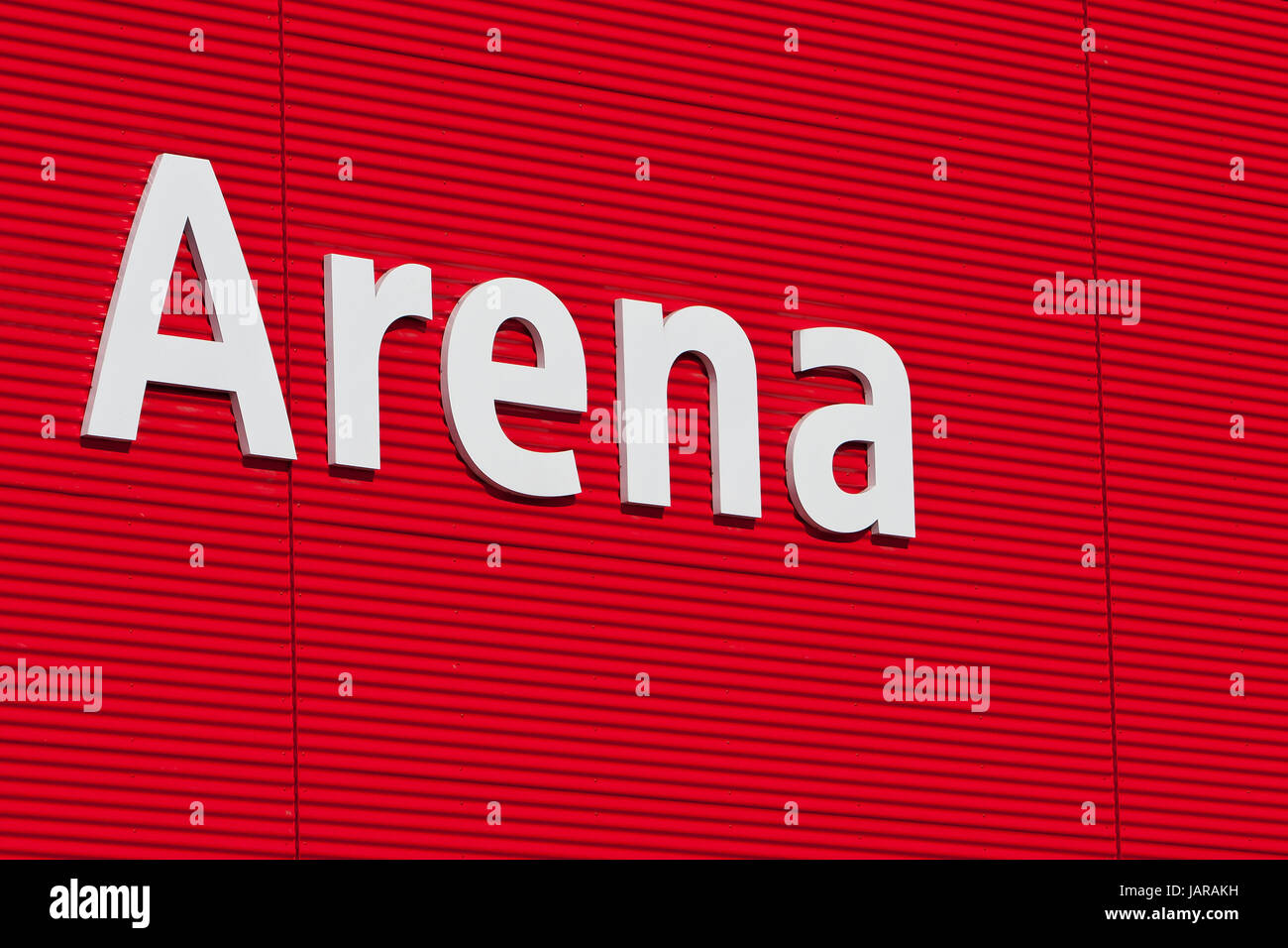 Arena text on wall hi-res stock photography and images - Alamy