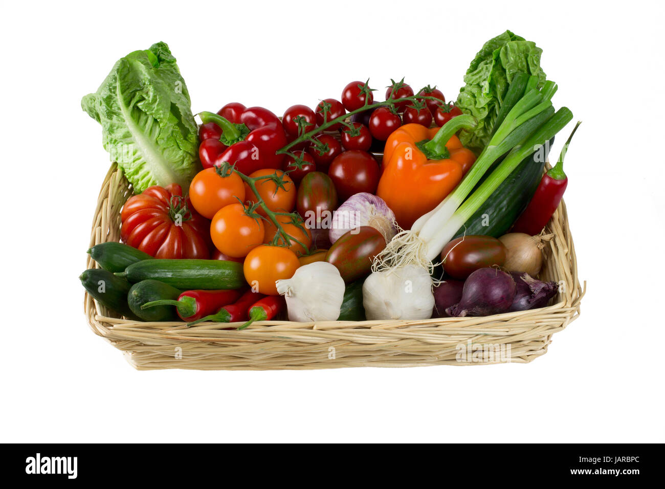 colorful vegetable basket Stock Photo - Alamy