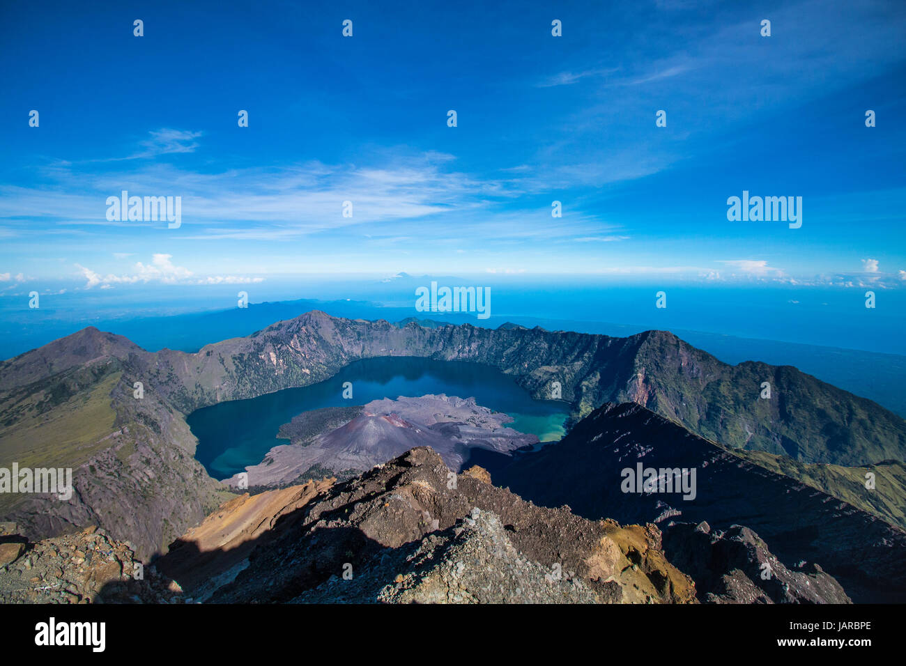 Rinjani volcano hi-res stock photography and images - Alamy