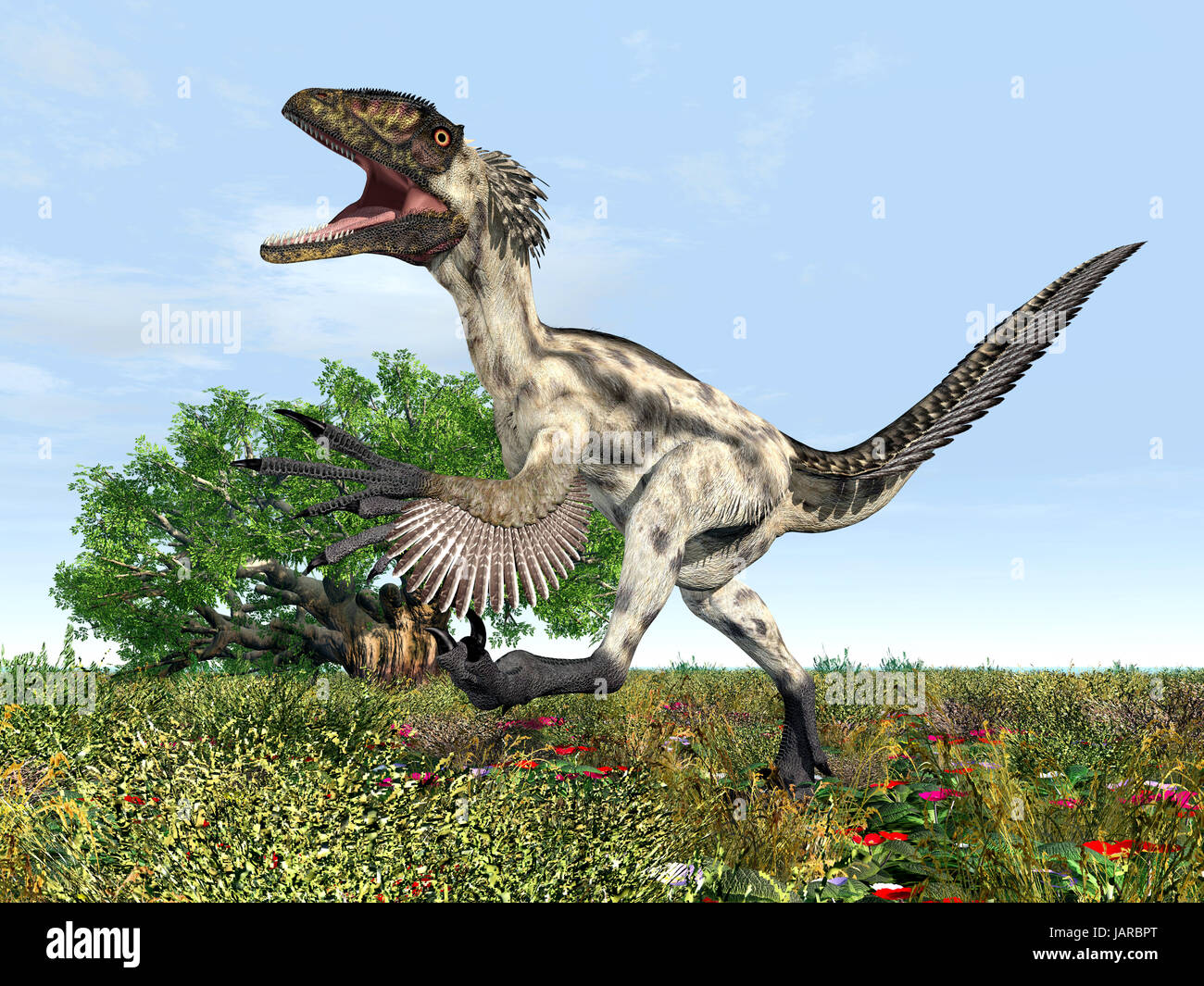 Dinosaur (deinonychus) Stock Photos & Dinosaur (deinonychus) Stock ...
