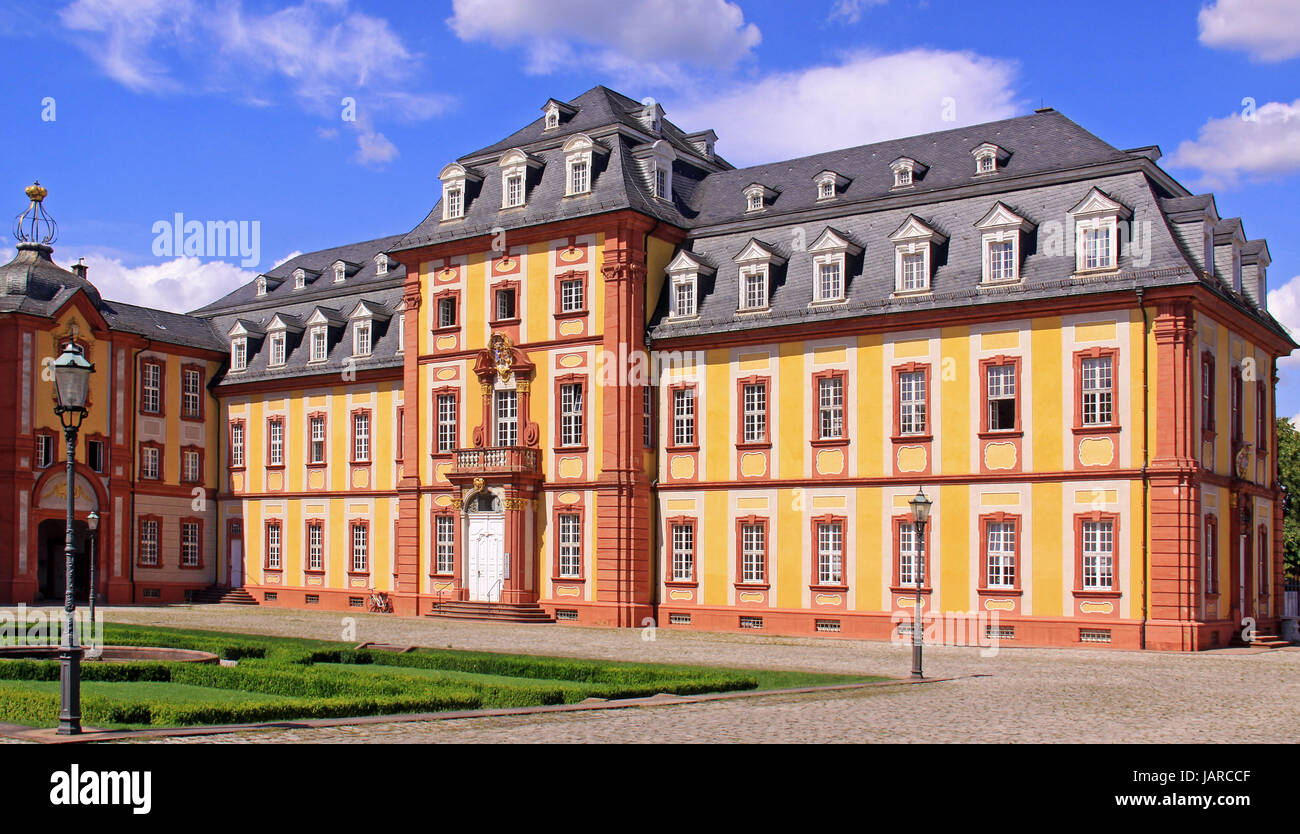 the baroque castle in bruchsal Stock Photo - Alamy