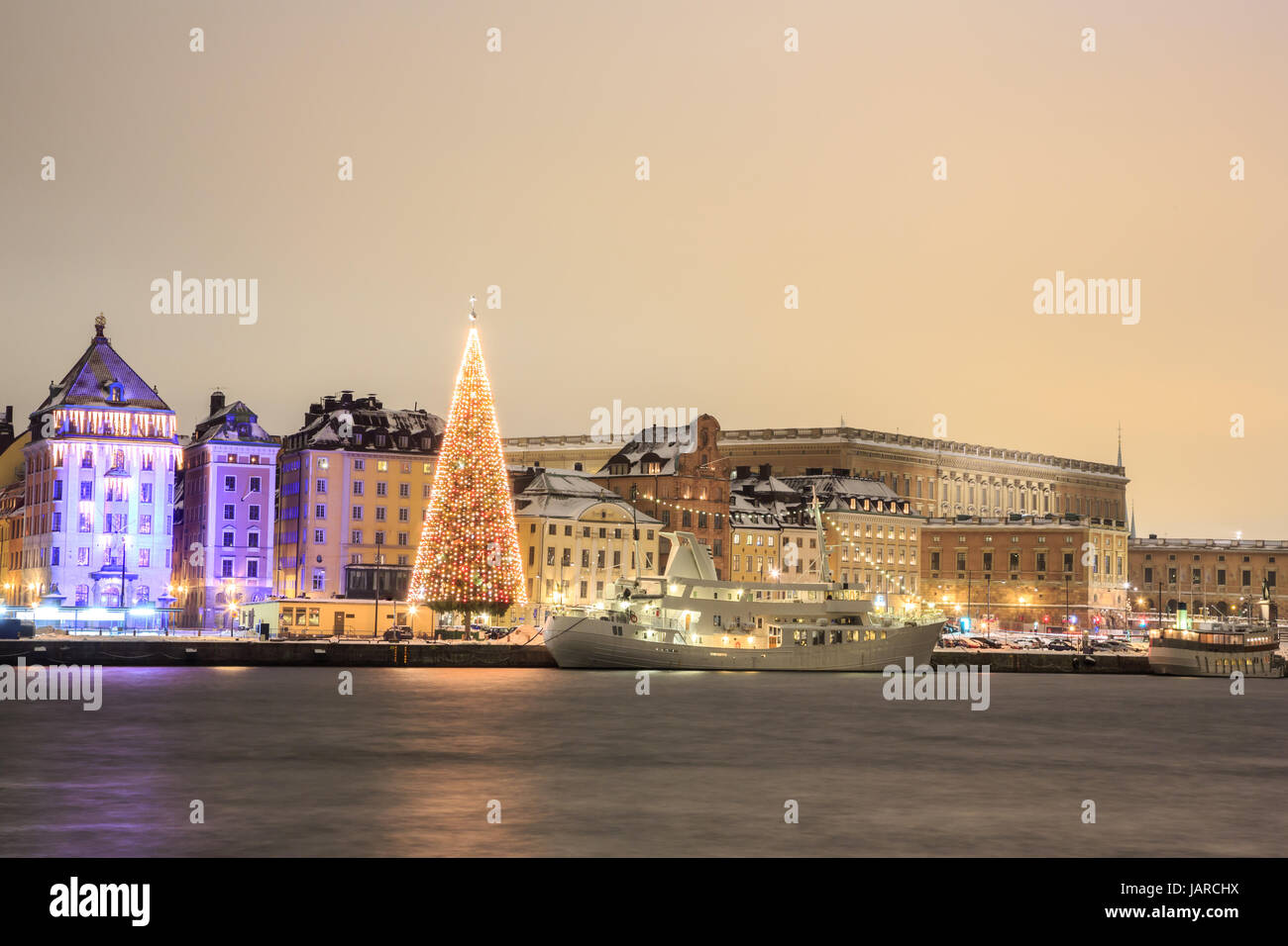 Beautiful christmas tree stockholm hi-res stock photography and images ...
