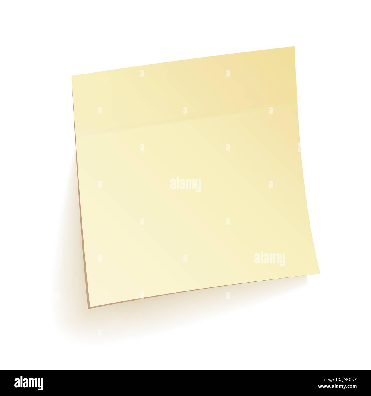 Paper Work Notes Isolated Vector. Colored Sticker Bank Stock Vector ...