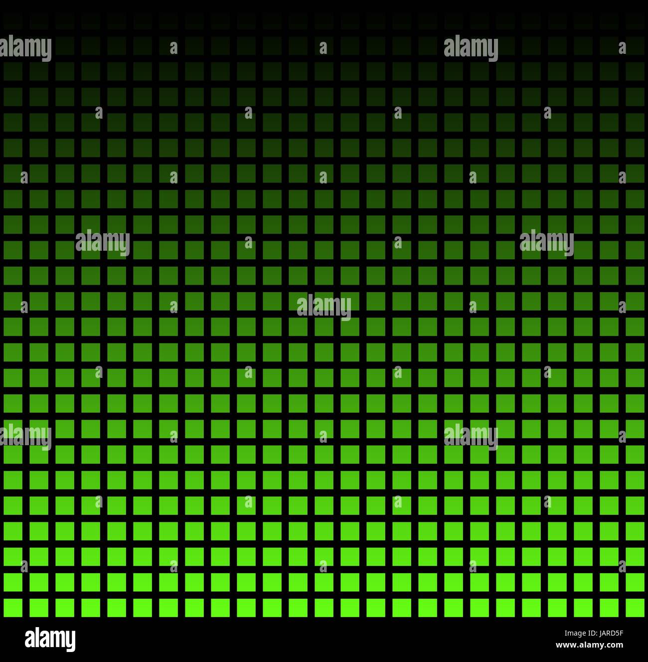 background with green boxes and soft transition to black Stock Photo ...