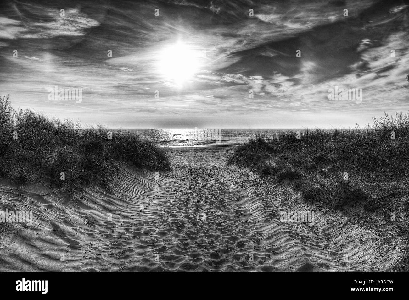 sunrise in black Stock Photo - Alamy