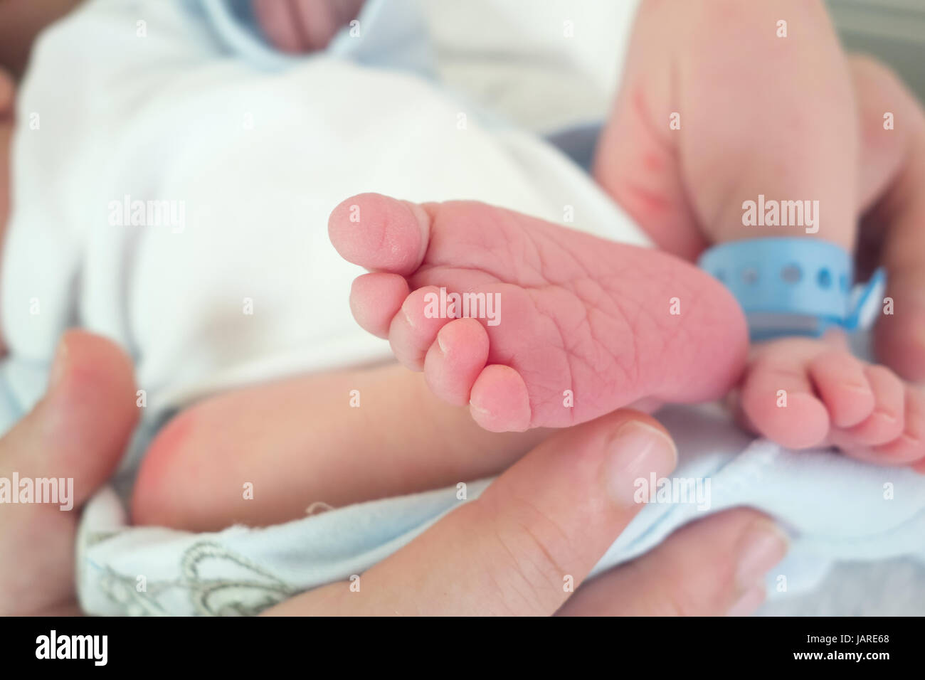 Soles of newborn baby just a few hours after his born Stock Photo - Alamy