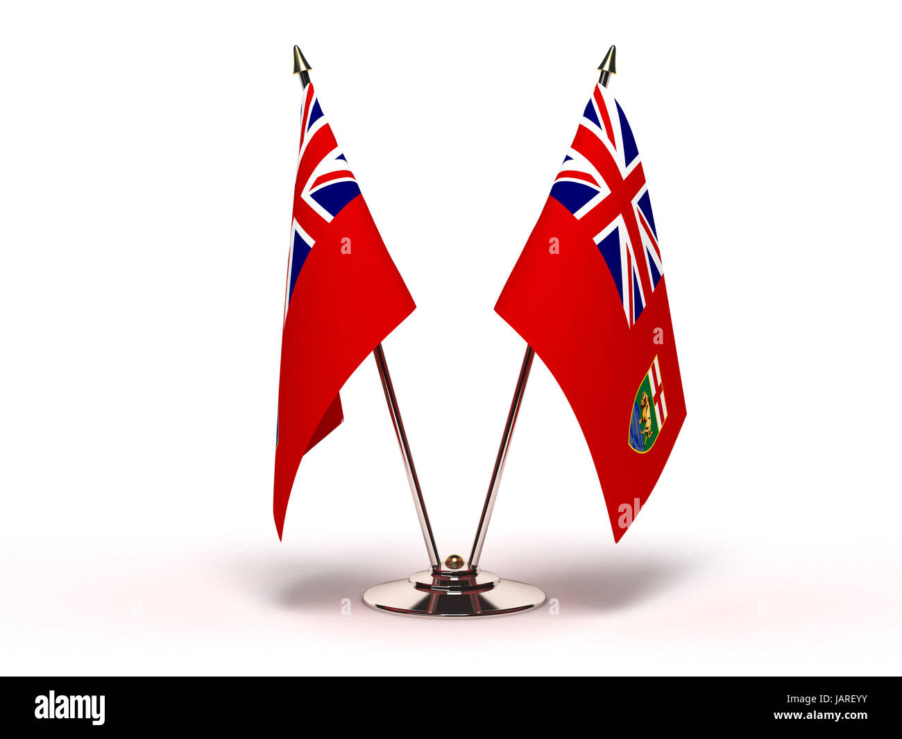 Miniature Flag of Manitoba (Isolated with clipping path Stock Photo - Alamy