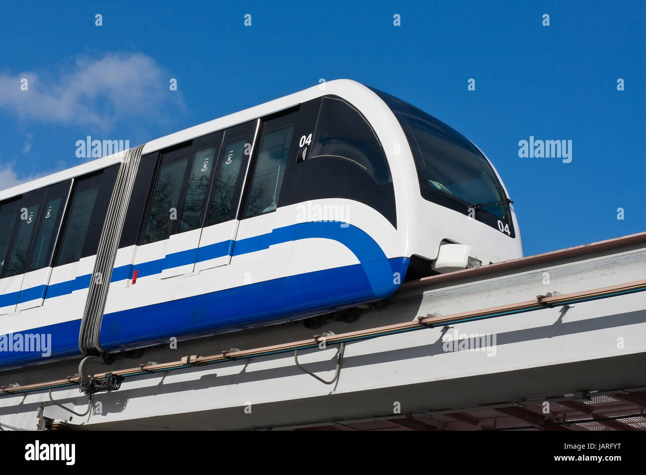 Monorail fast train on railway hi-res stock photography and images - Alamy