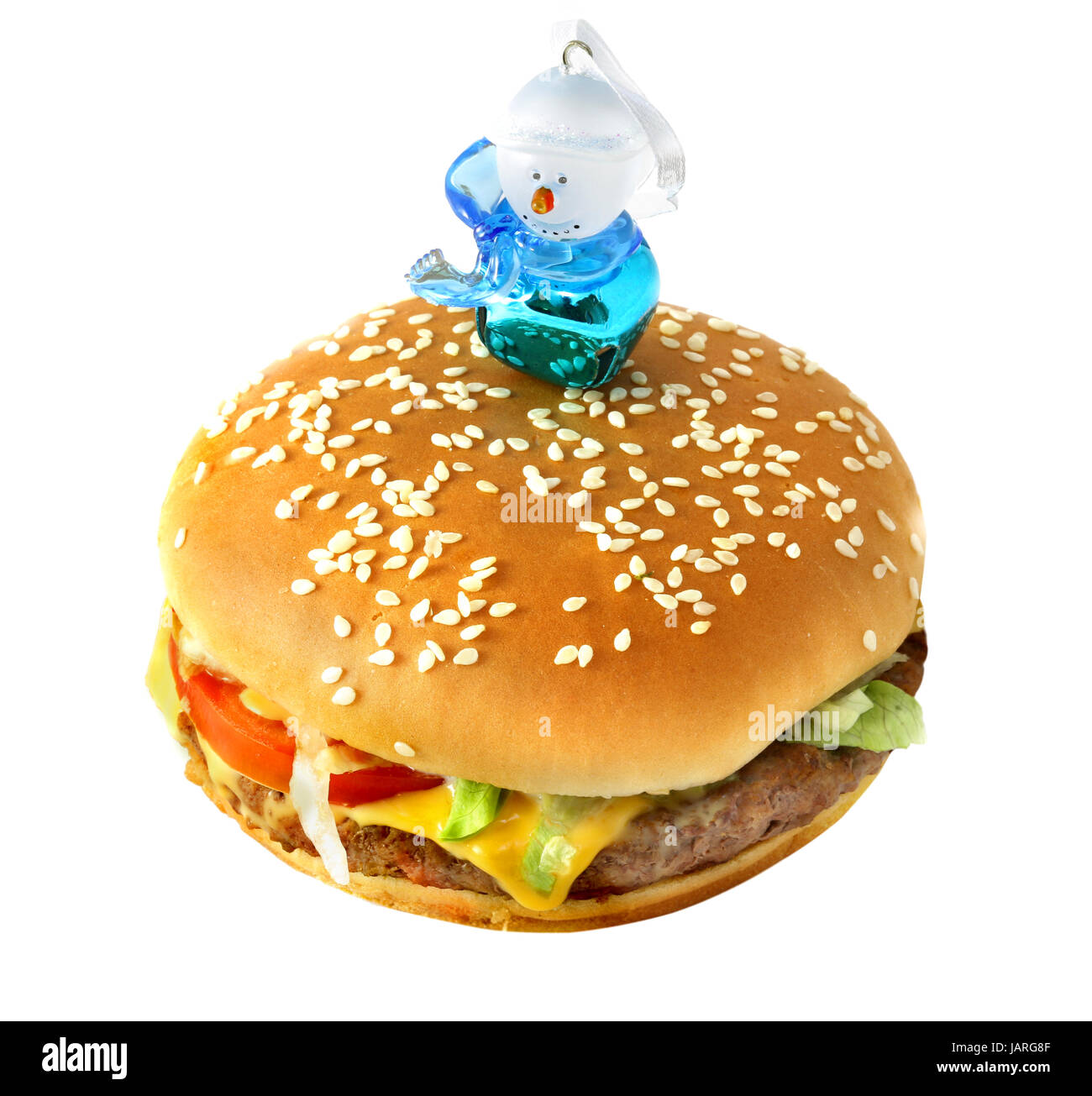 Closeup shot white snowman hi-res stock photography and images - Alamy