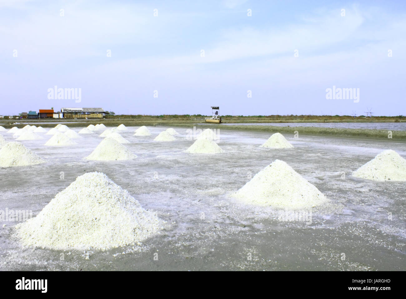 Salt Field, Thailand Stock Photo - Alamy