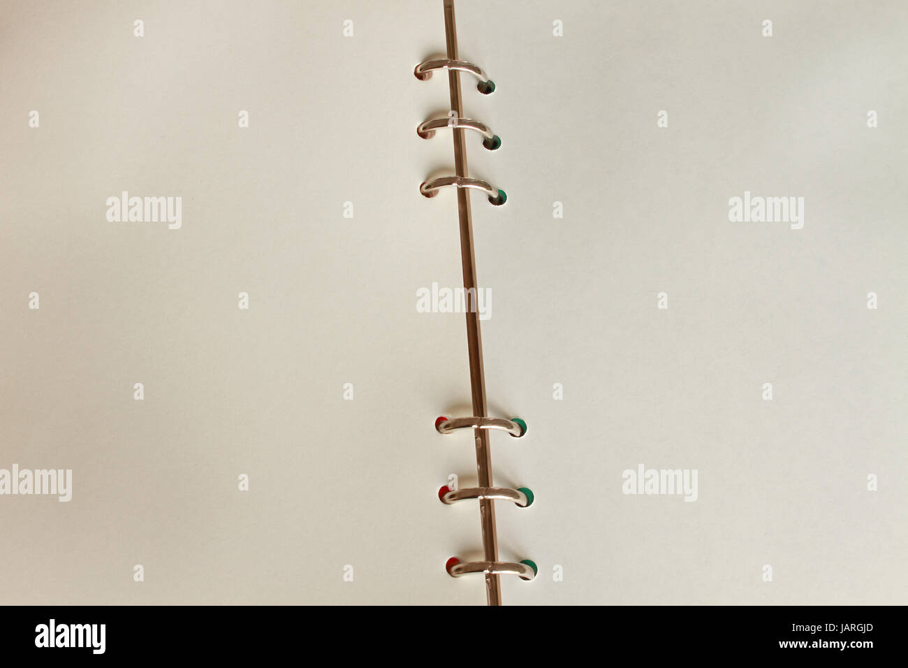 Notebook with steel bind Stock Photo - Alamy