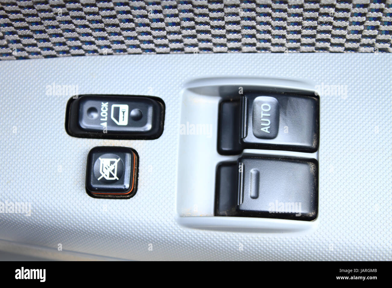 Car window switch Stock Photo - Alamy