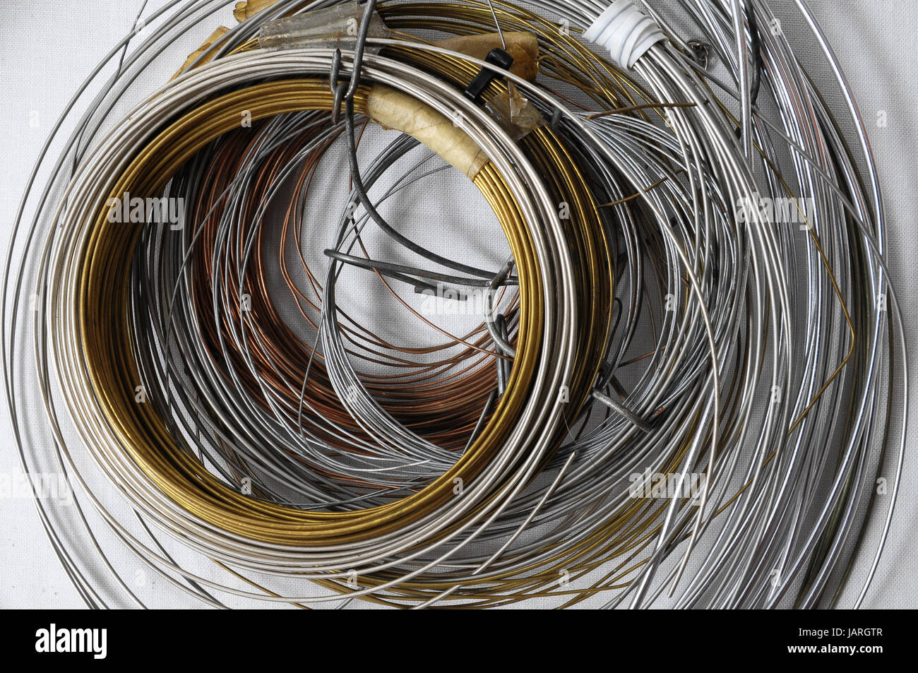 Copper silver wires hi-res stock photography and images - Alamy