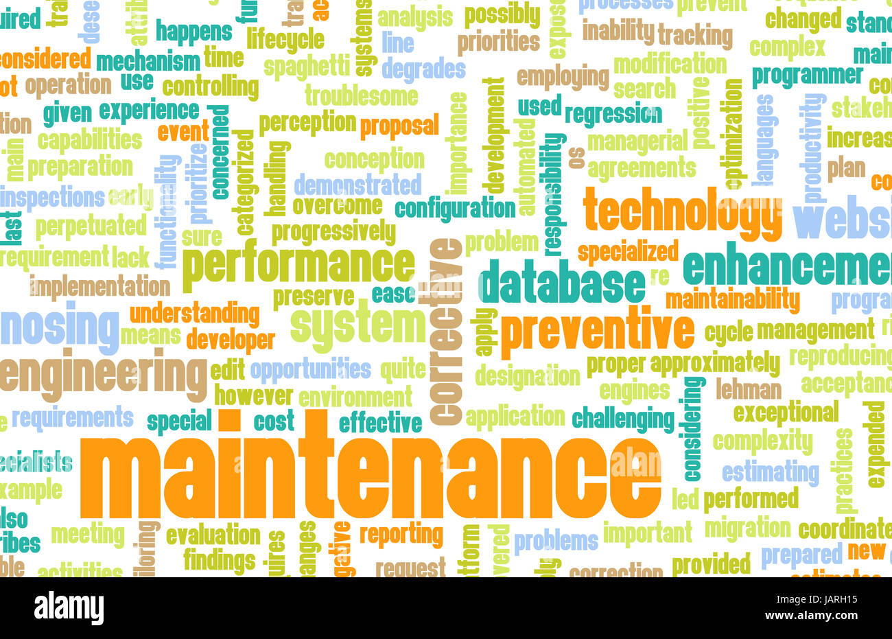 Maintenance System and Upgrade Server as Software Stock Photo - Alamy