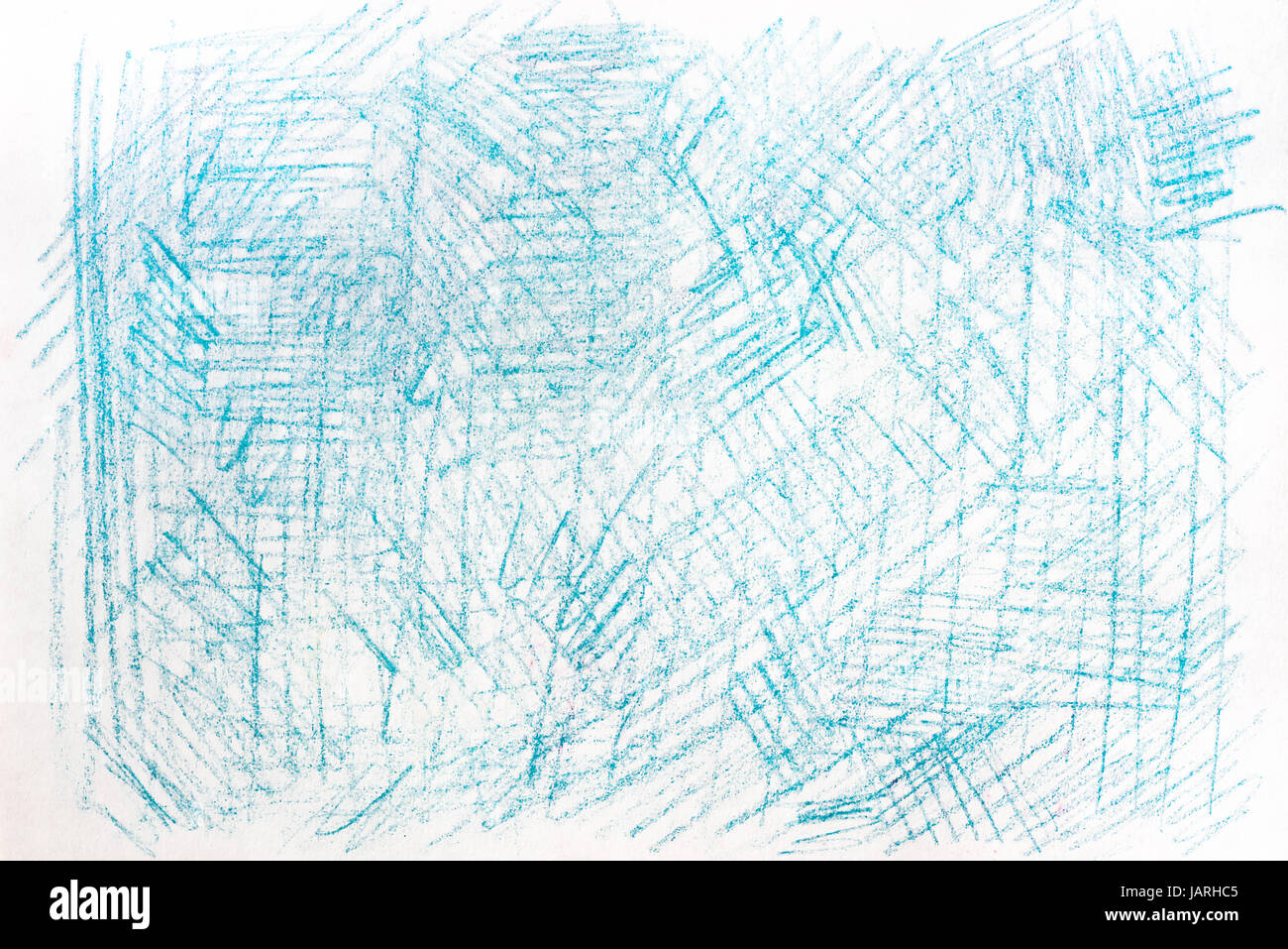 blue crayon drawings on white paper background texture Stock Photo - Alamy