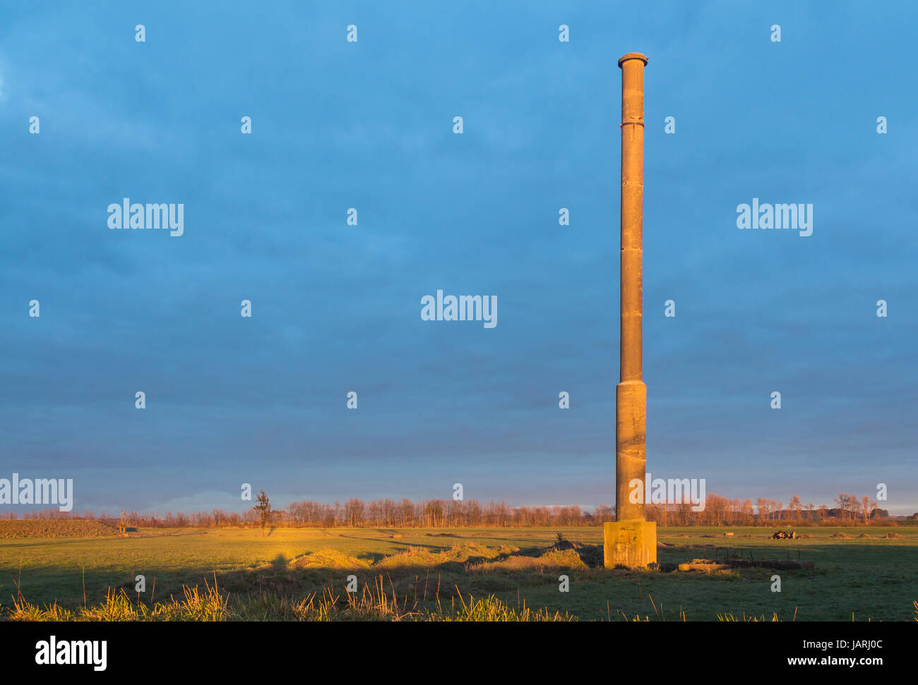 The remains of Opiki Tane mill now an historical landmark Stock Photo ...