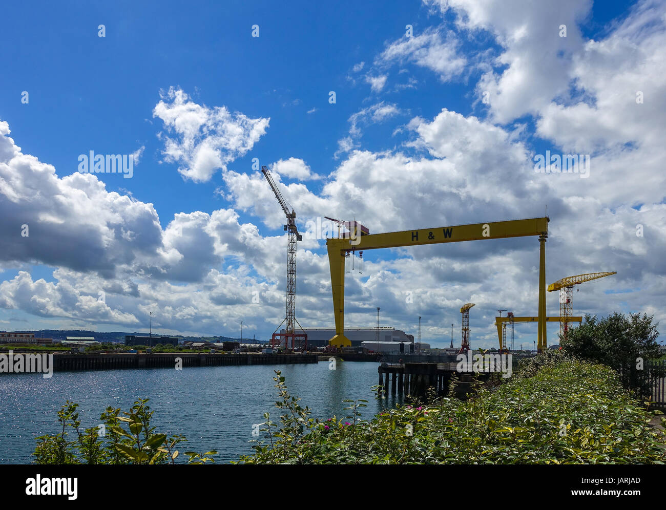 Samson and goliath cranes hi-res stock photography and images - Alamy