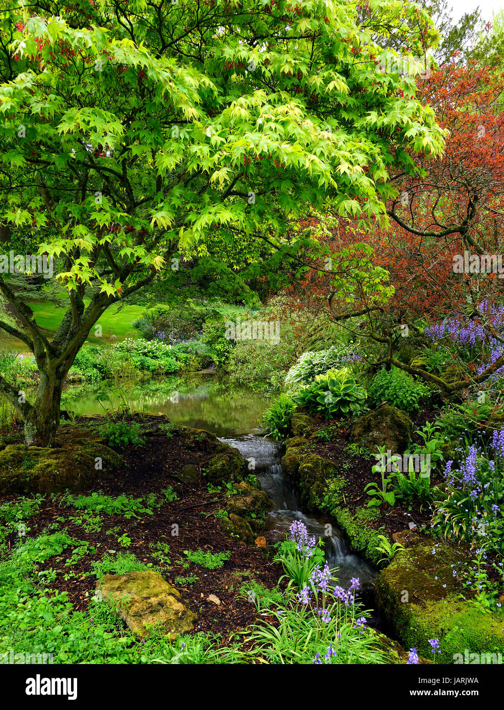 Water cascade attraction in pool hi-res stock photography and images ...