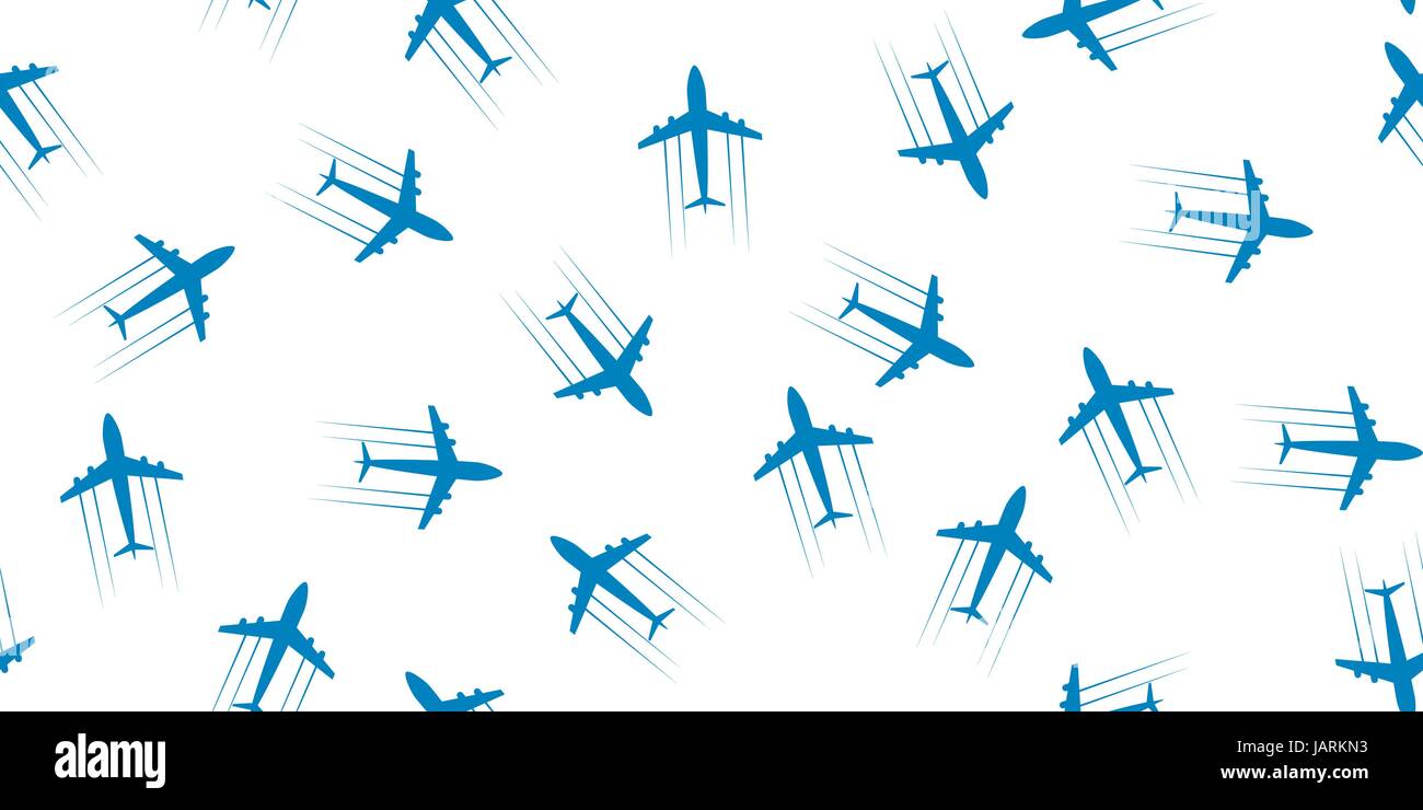 Airplane seamless background Stock Vector Image & Art - Alamy