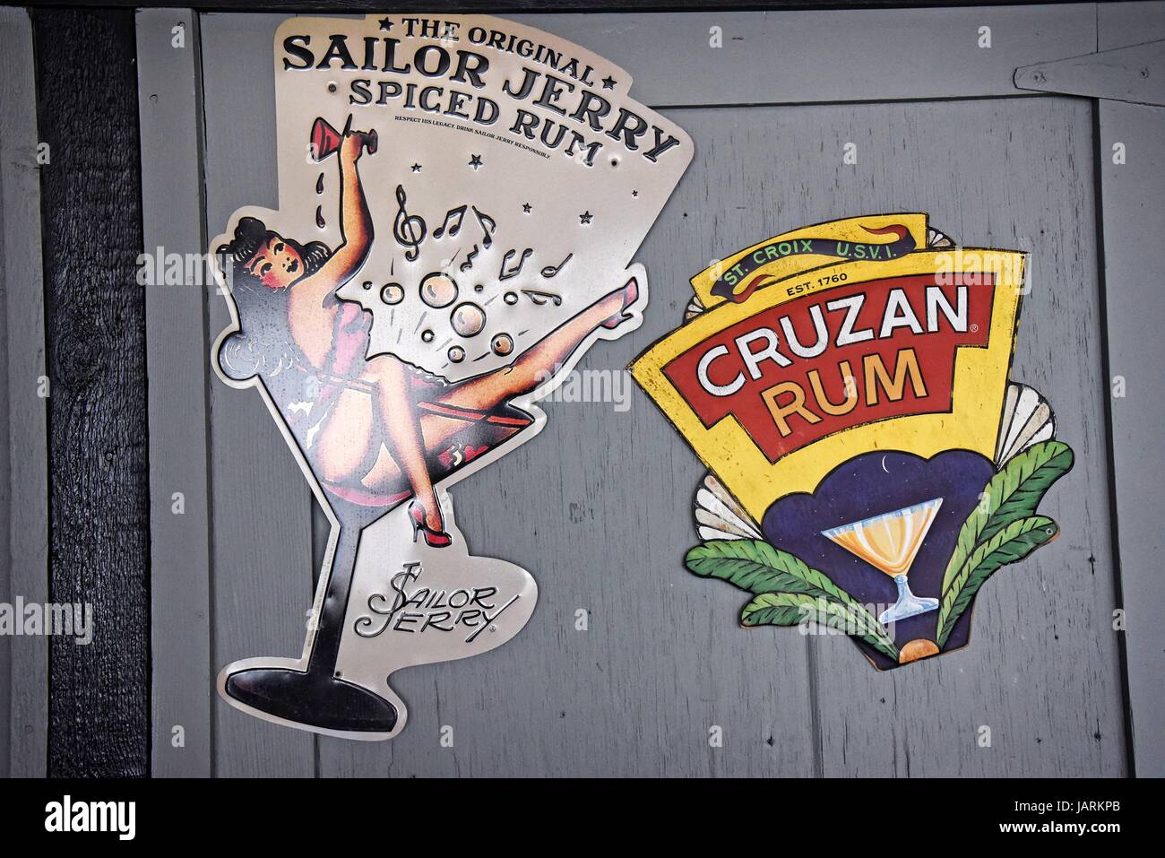 Waterfront bar and restaurant advertising signs Sayville, Long Island ...