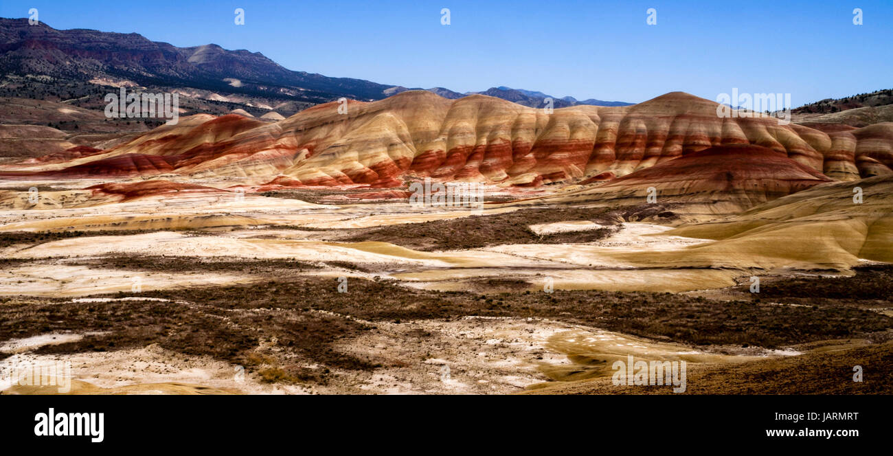 Colorful ground in the painted hills Stock Photo - Alamy