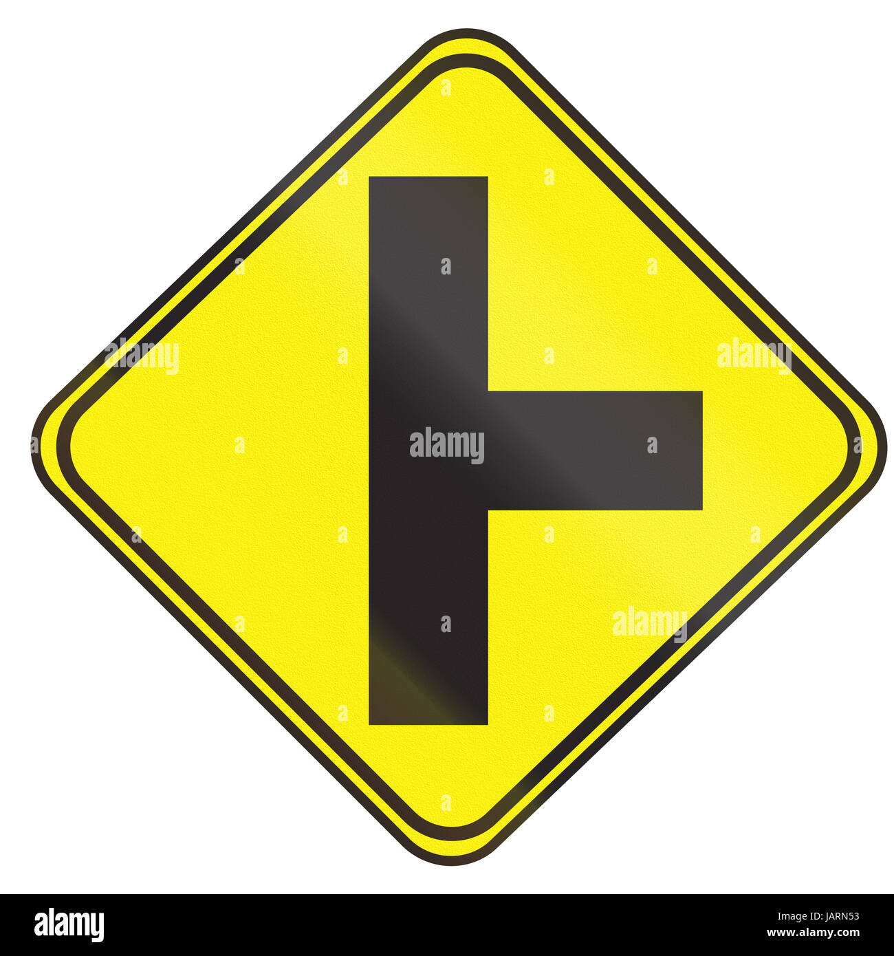 Yellow diamond shape road side hi-res stock photography and images - Alamy