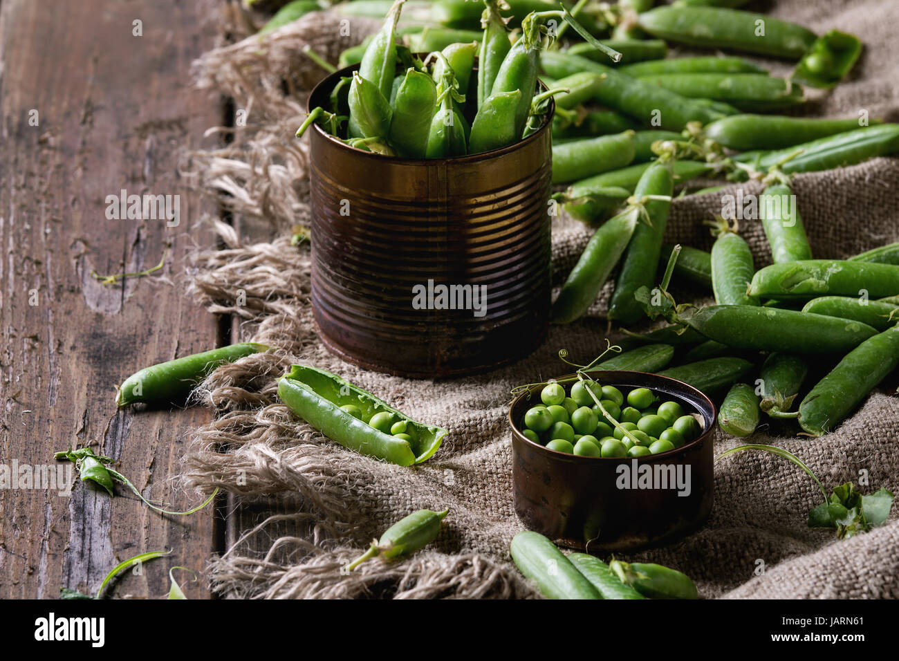 Tin can sweet peas hi-res stock photography and images - Alamy