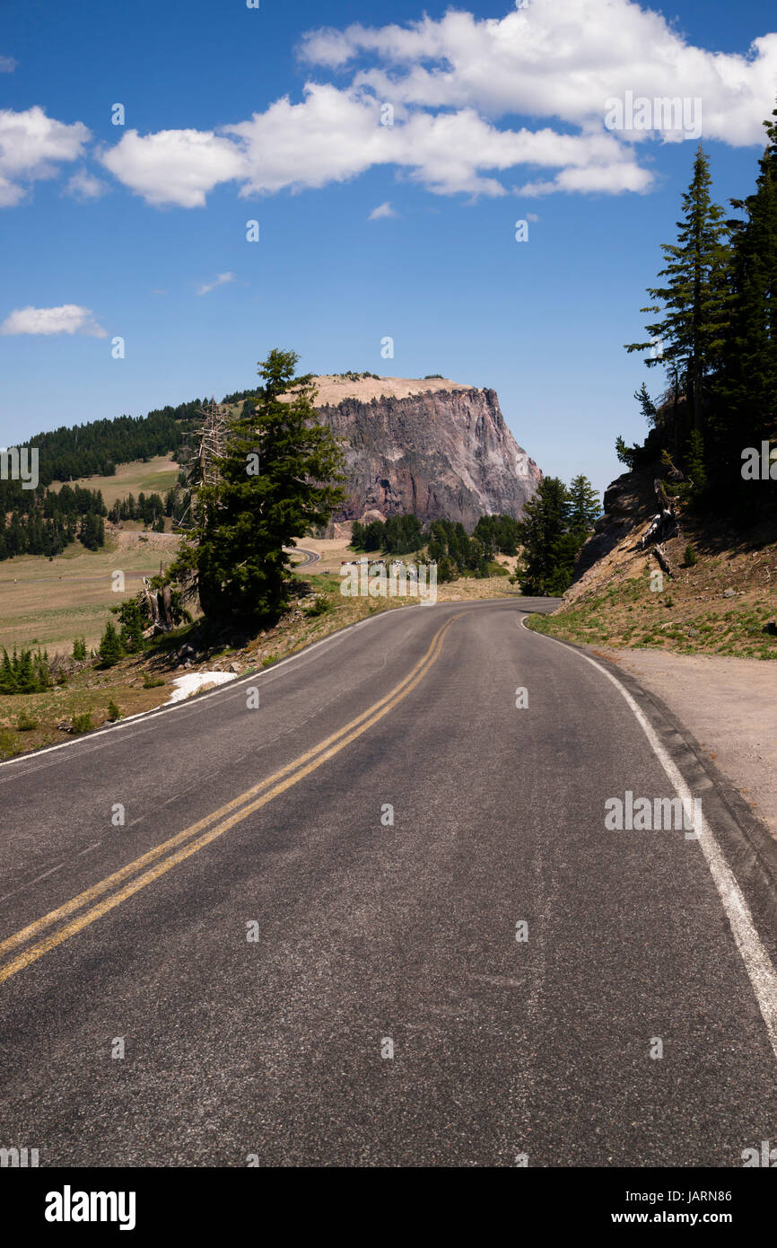A beautiful back road through the western landscape Stock Photo - Alamy