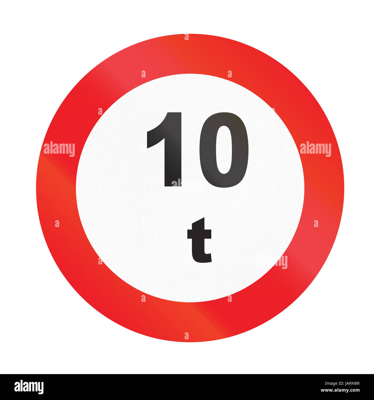 10 tons limit Cut Out Stock Images & Pictures - Alamy