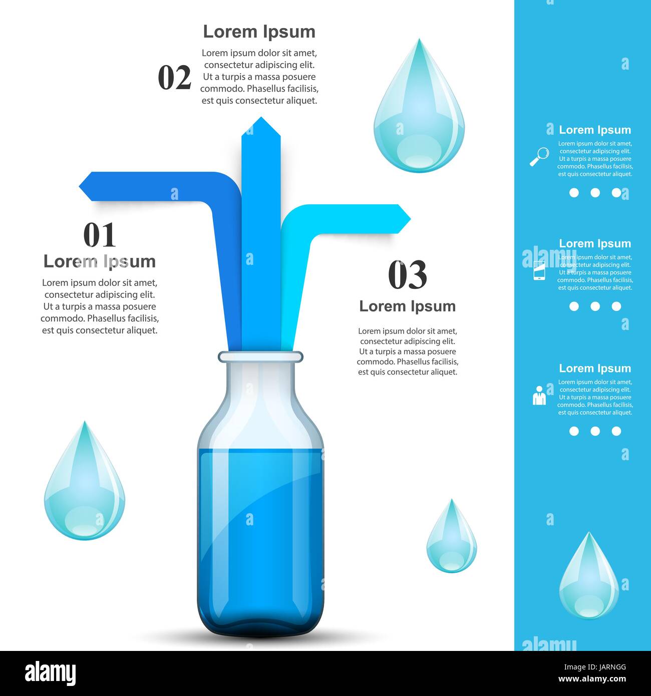 Bottle, water infographics Stock Vector Image & Art - Alamy