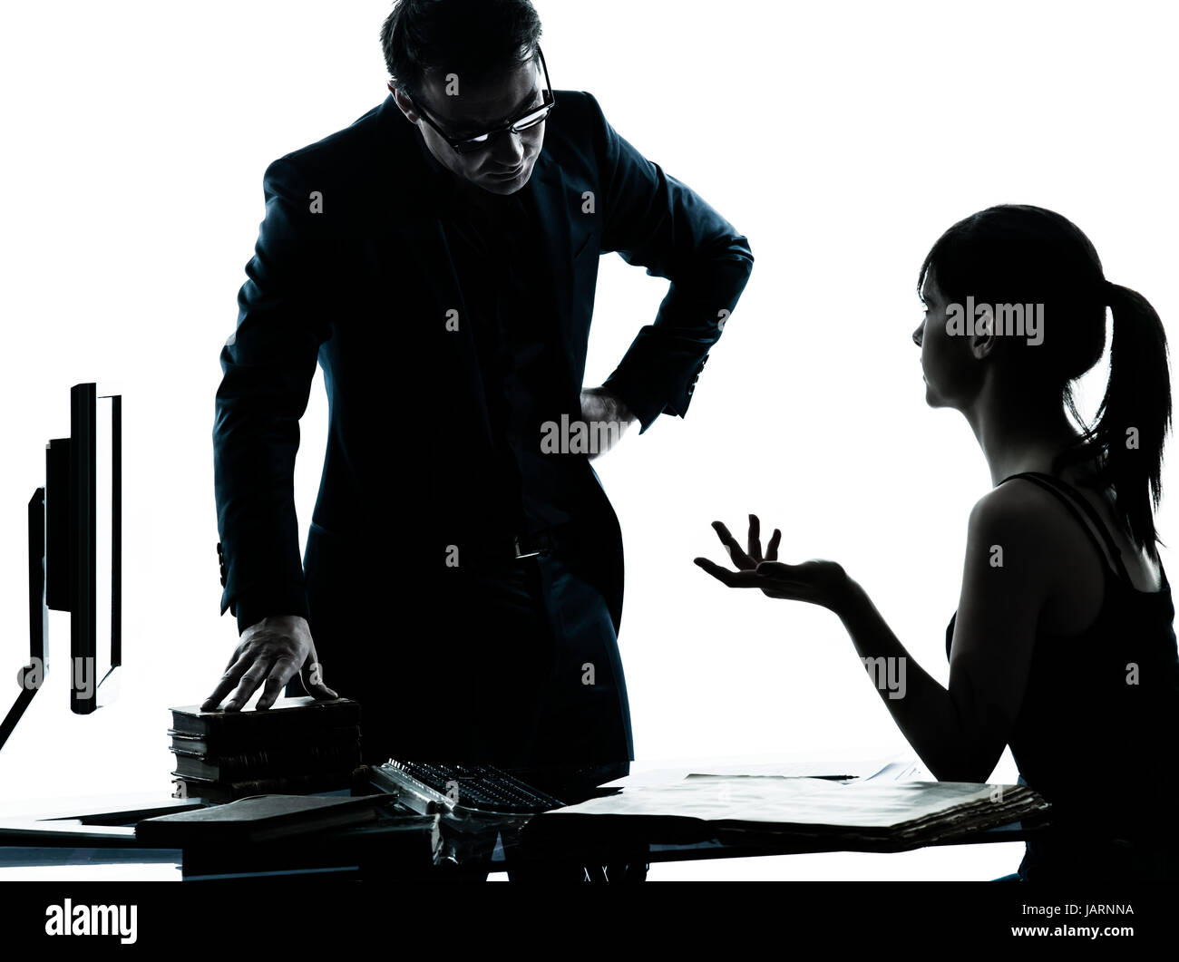 one man father professor and student teenager girl helping for homework ...