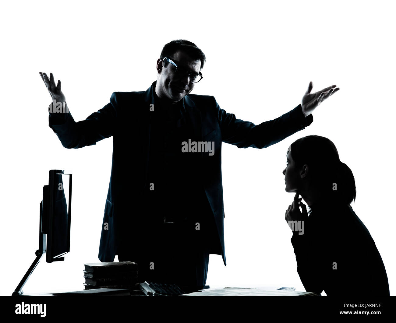 one man father professor and student teenager girl helping for homework ...