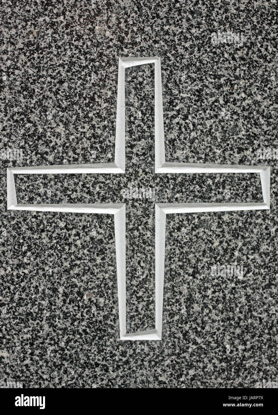 cross on granite Stock Photo - Alamy