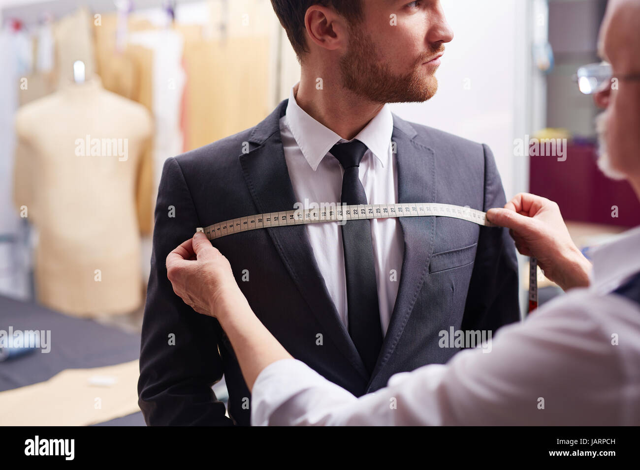 Fashion designer model fitting hi-res stock photography and images - Alamy