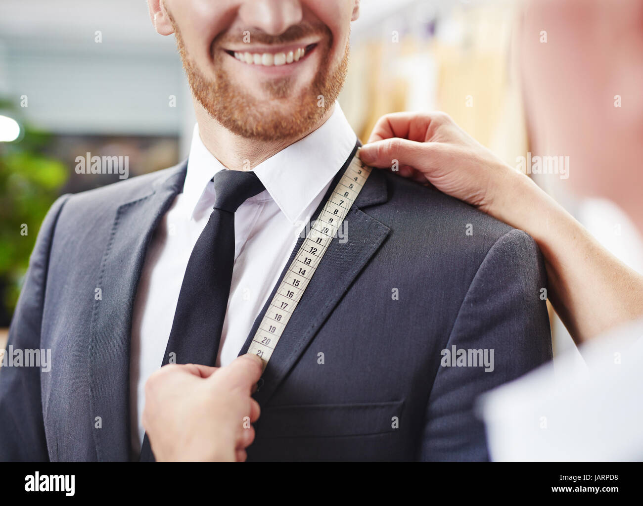 Fashion designer fitting hi-res stock photography and images - Alamy