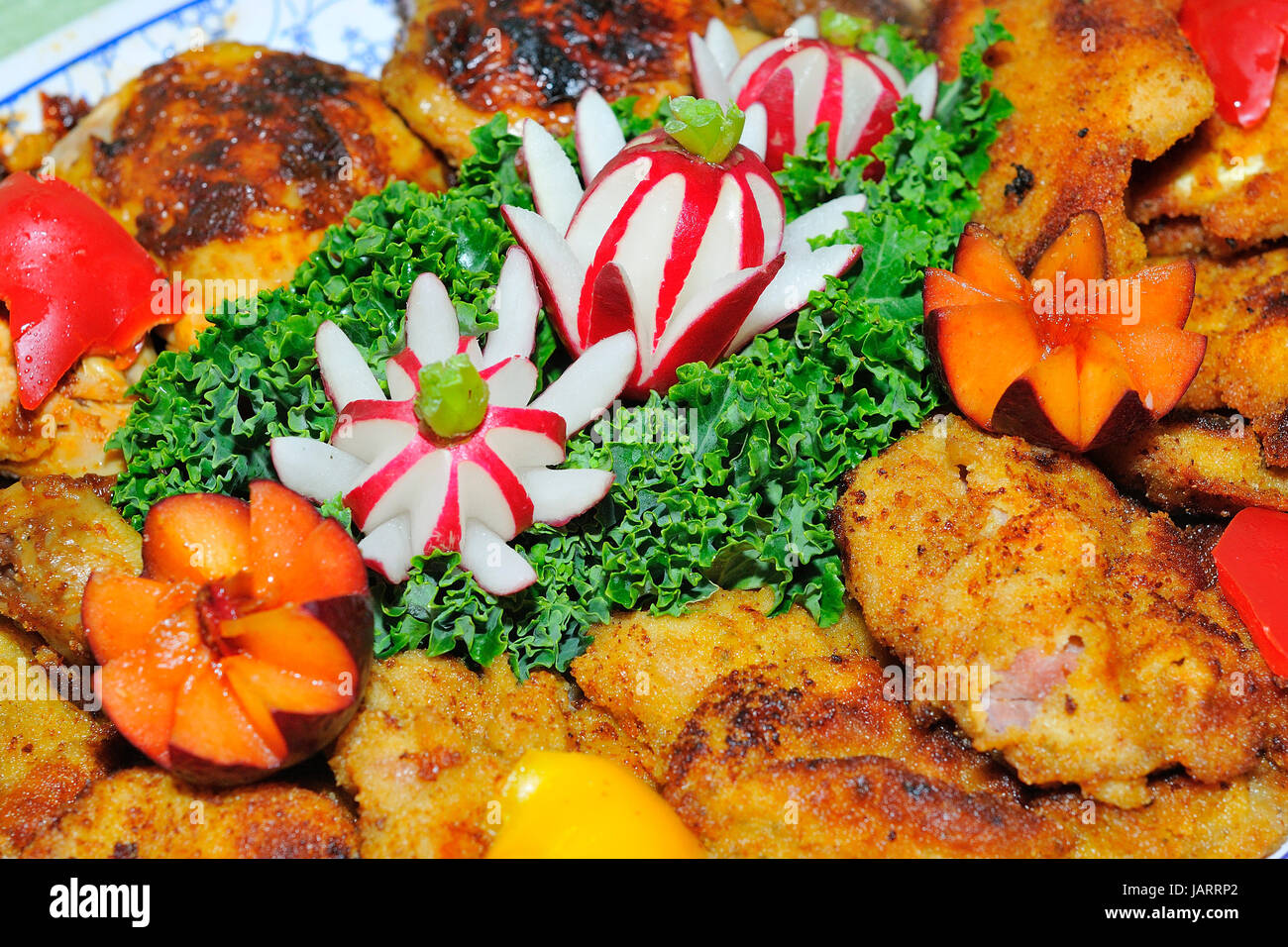 Schnitzelplatte hi-res stock photography and images - Alamy