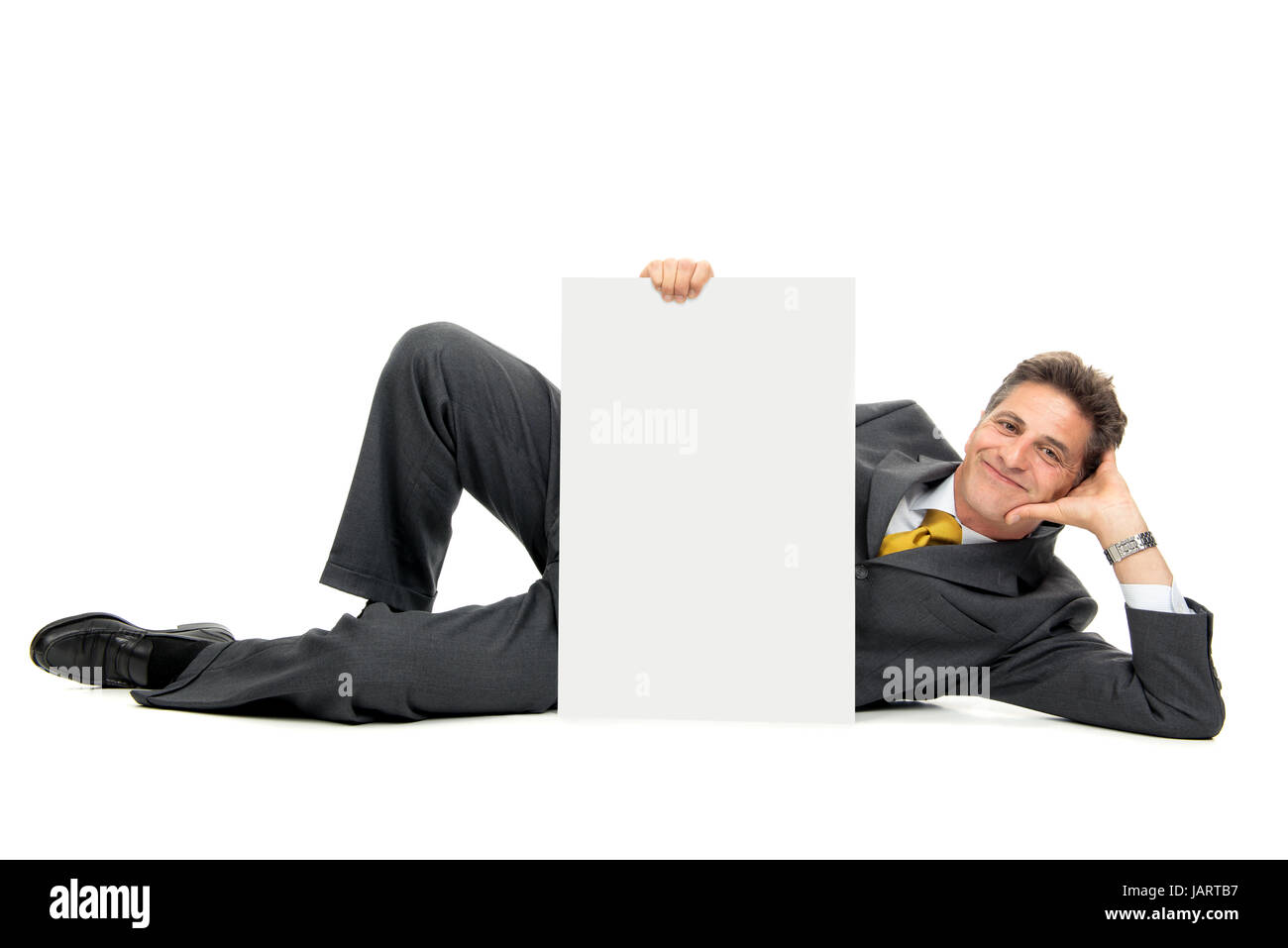Portrait businessman in board Cut Out Stock Images & Pictures - Alamy