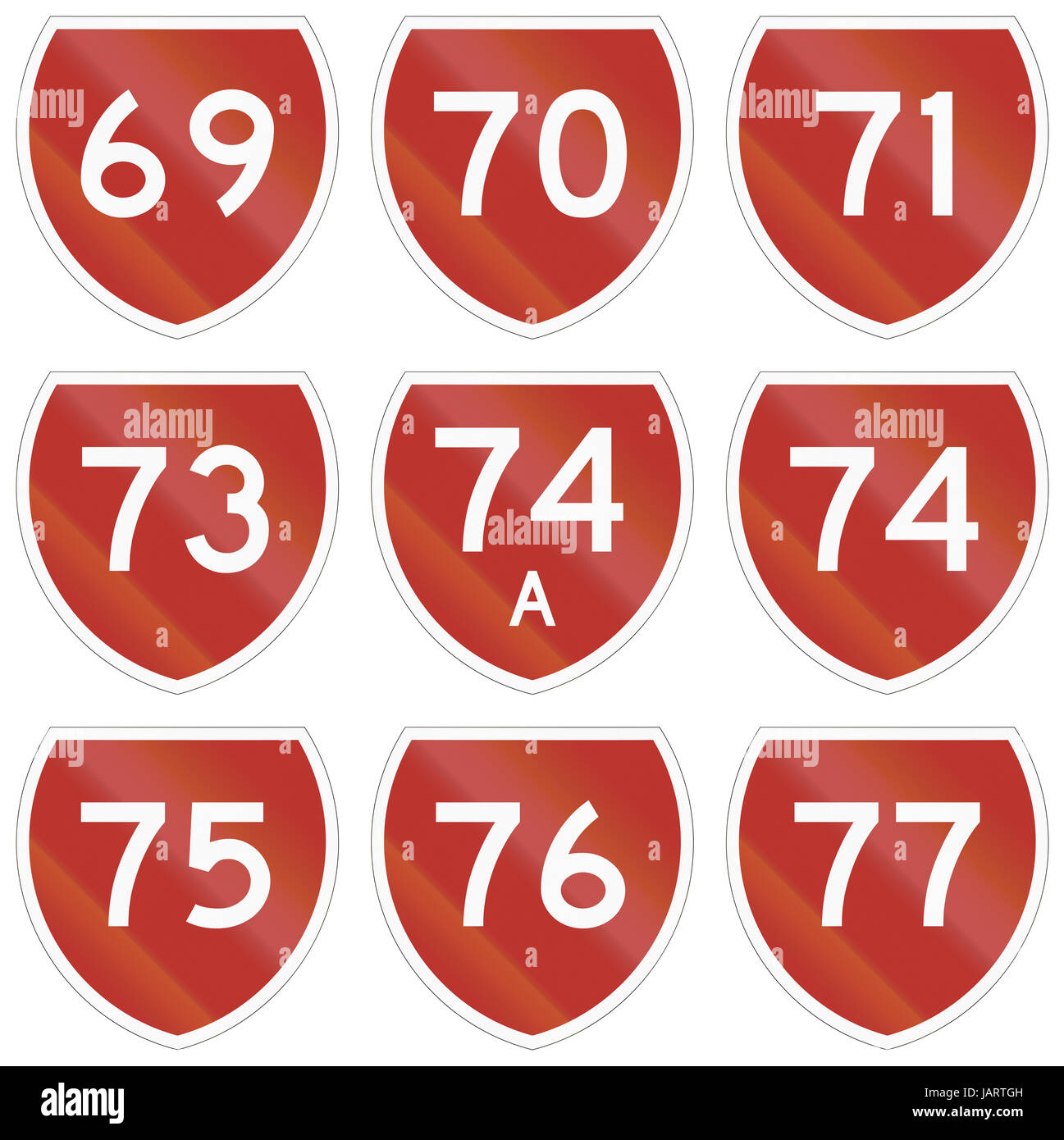 Highway 73 america hi-res stock photography and images - Alamy