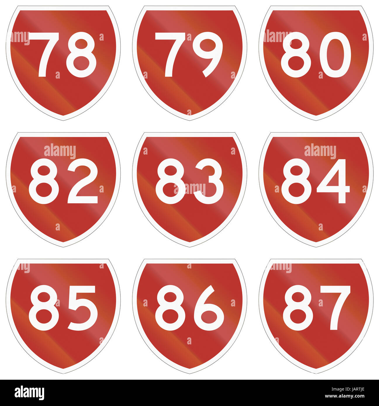 Road sign state highway 87 hi-res stock photography and images - Alamy