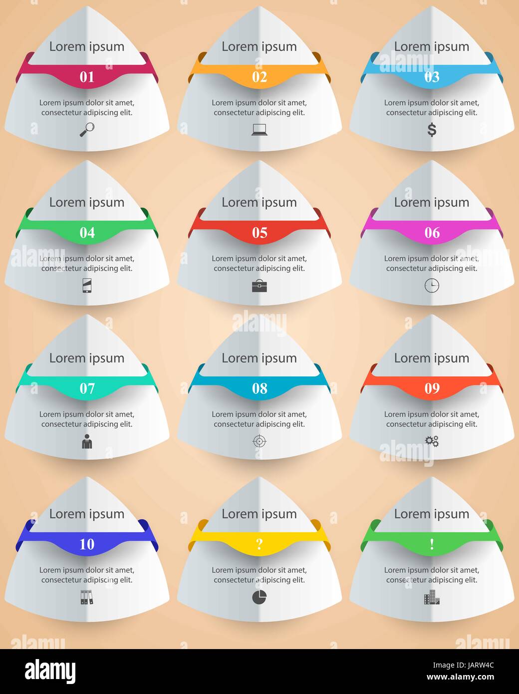 Infographic design. List of 10 items Stock Vector Image & Art - Alamy