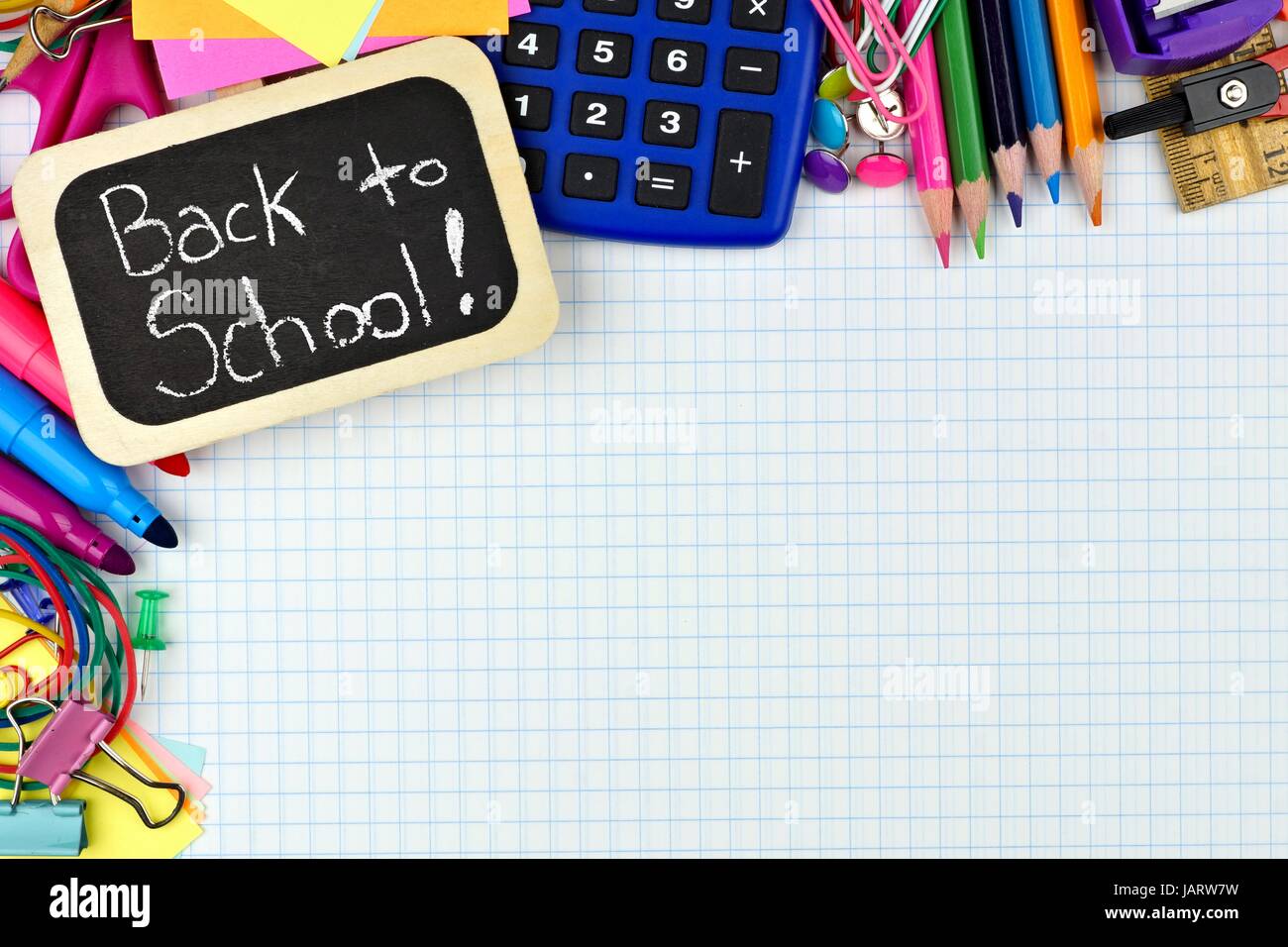 Back To School Border Paper