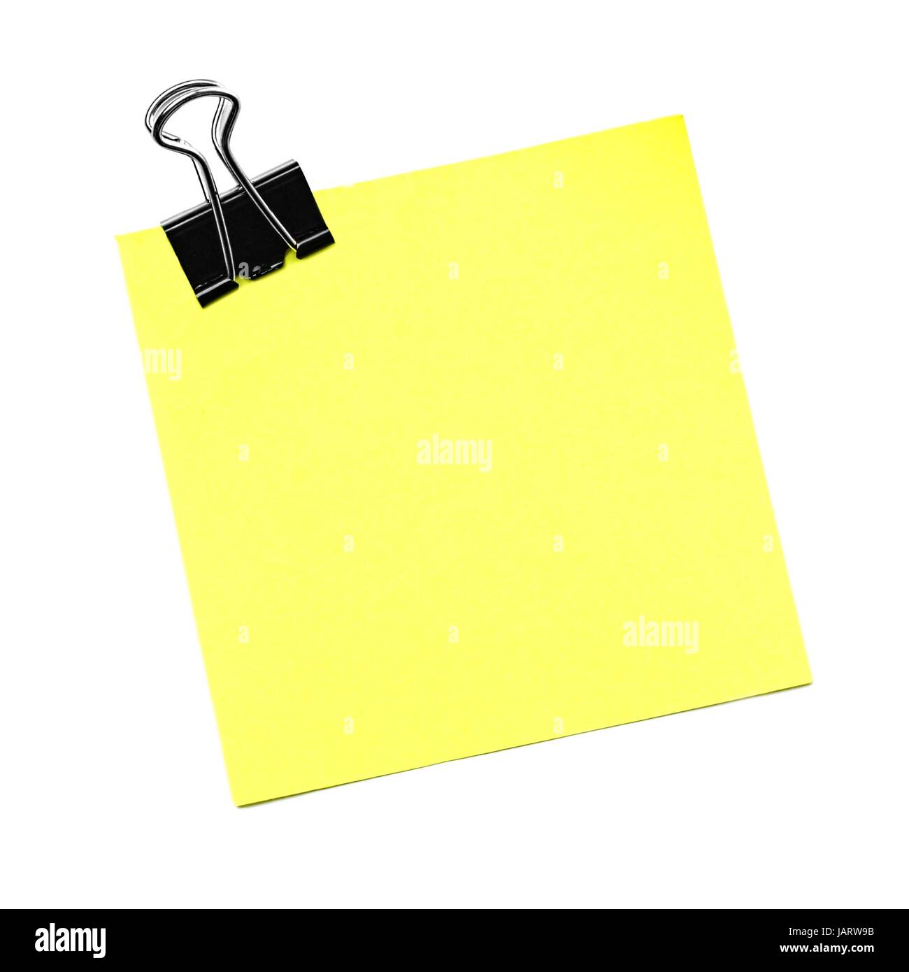 Blank sticky note on white hi-res stock photography and images - Alamy